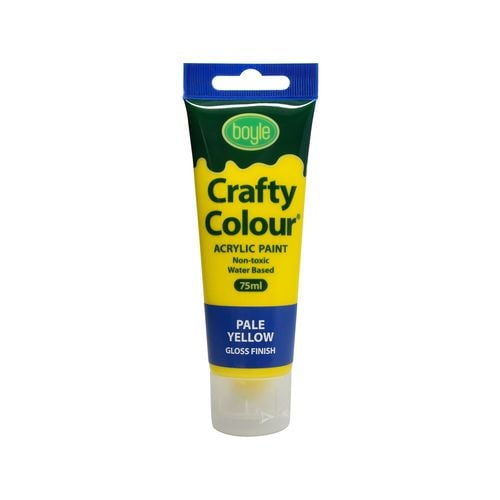 Boyle 75ml Pale Yellow Crafty Colour Acrylic Paint - Bunnings Australia