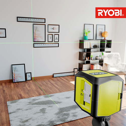 Ryobi 15m Green Cross Line Laser - Bunnings New Zealand