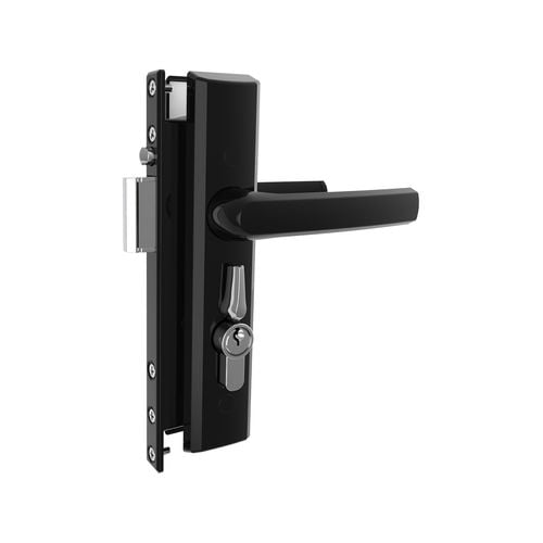 Rolltrak Black Keyed Hinged Screen Door Lock - Bunnings Australia