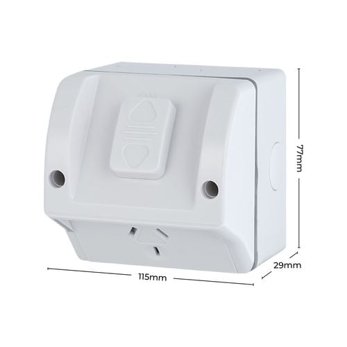 DETA Single Weatherproof Power Point - Bunnings New Zealand