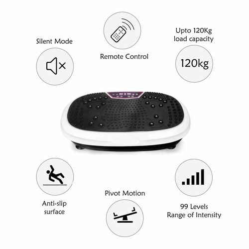 Red Mini Vibration Platform Magnet Therapy Vibrating Machine Exercise ...