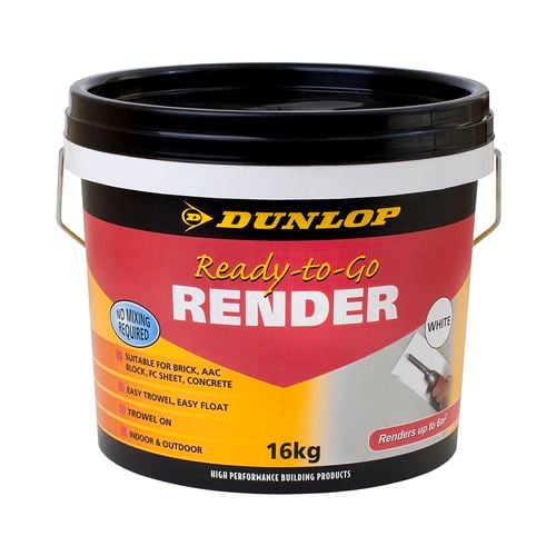 Dunlop 16kg Ready To Go Premix Render - Bunnings Australia