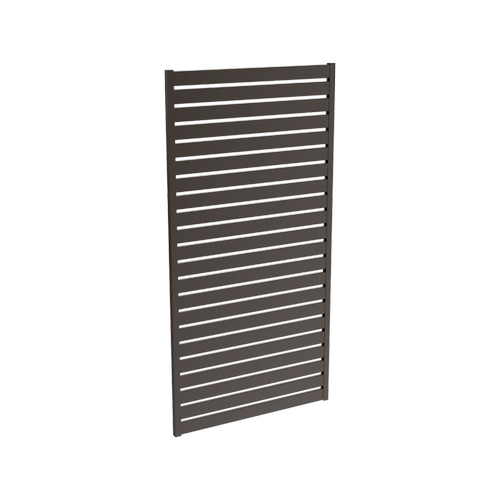 ProtectorAl 900 x 1766mm Black Aluminium Slat Screen Kit - Bunnings ...