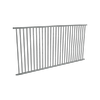 ProtectorAl 2400 x 1200mm Monument Aluminium Flat Top Pool Fence Panel ...