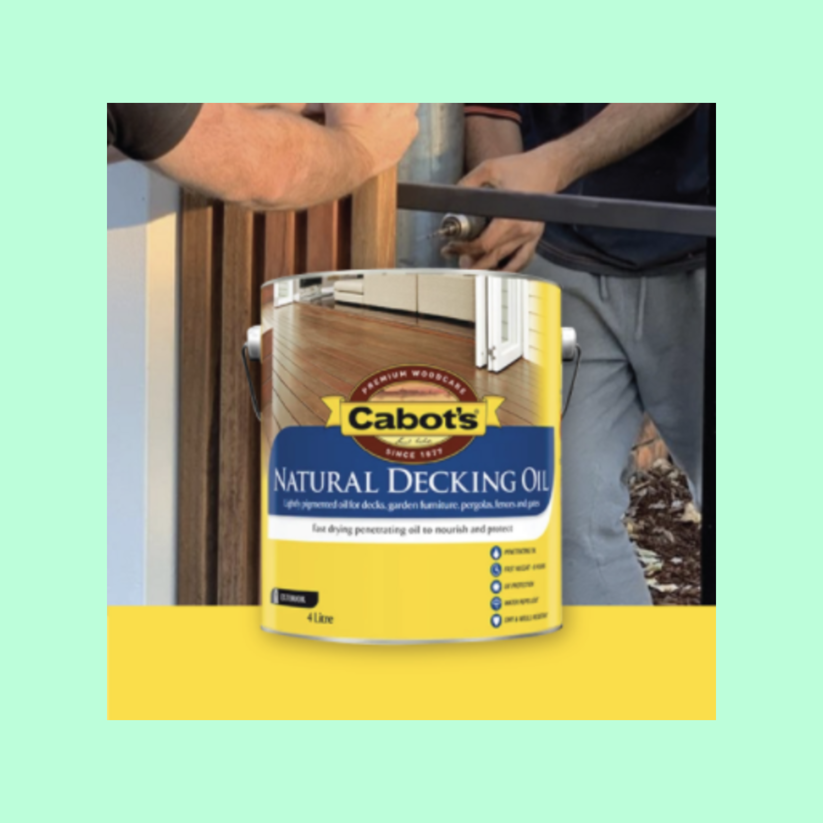 Cabot's 10L Natural Decking Oil - Bunnings Australia