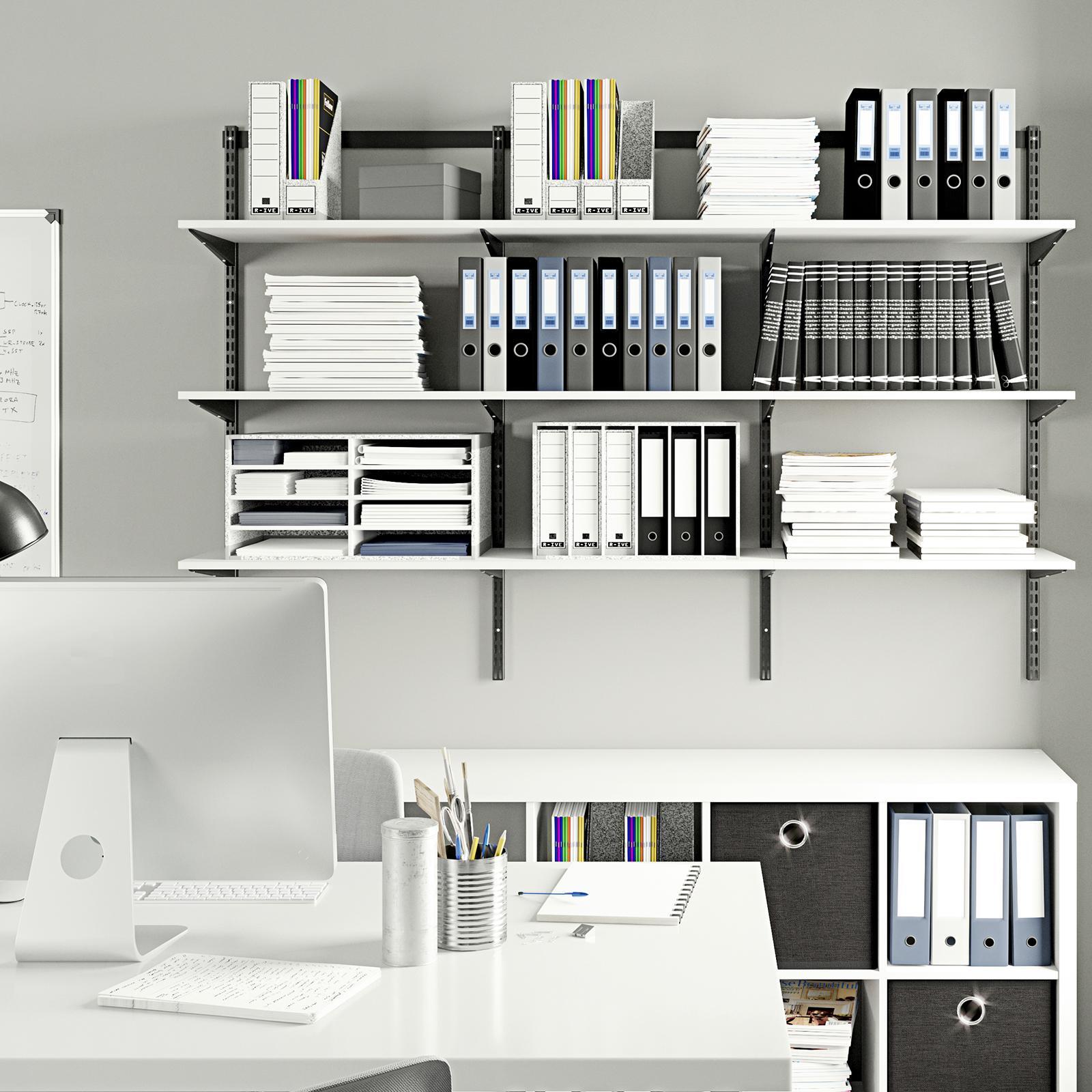 Flexi Storage Home Solutions 270mm Black Double Slot Bracket - Bunnings ...