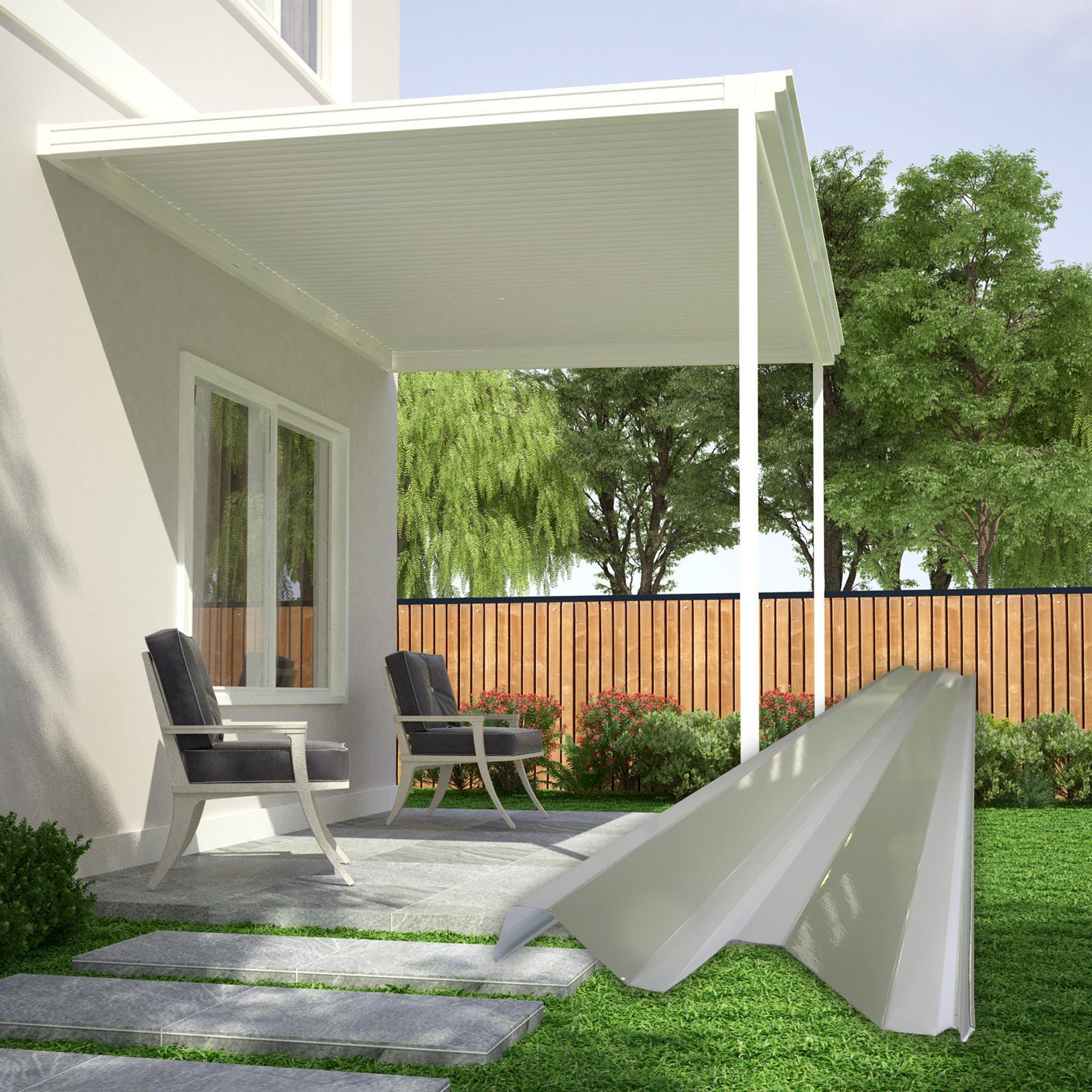 Slimline Roofing 3.0 x 2.4m Colorbond Hi-Gloss Patio Kit - Bunnings ...