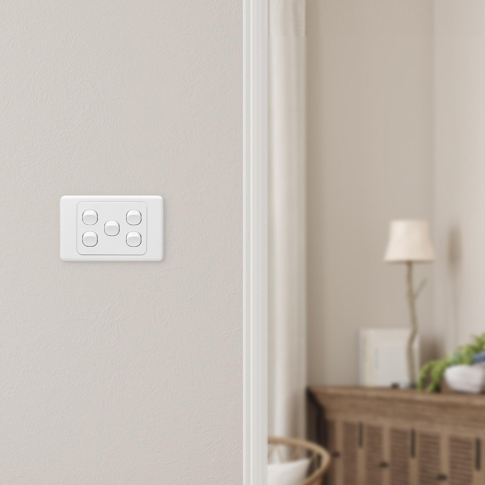 DETA Five Gang Switch - Bunnings Australia