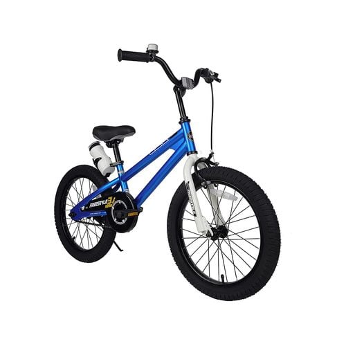 RoyalBaby BMX Freestyle Kids Bike 18 inch - Blue - Bunnings Australia