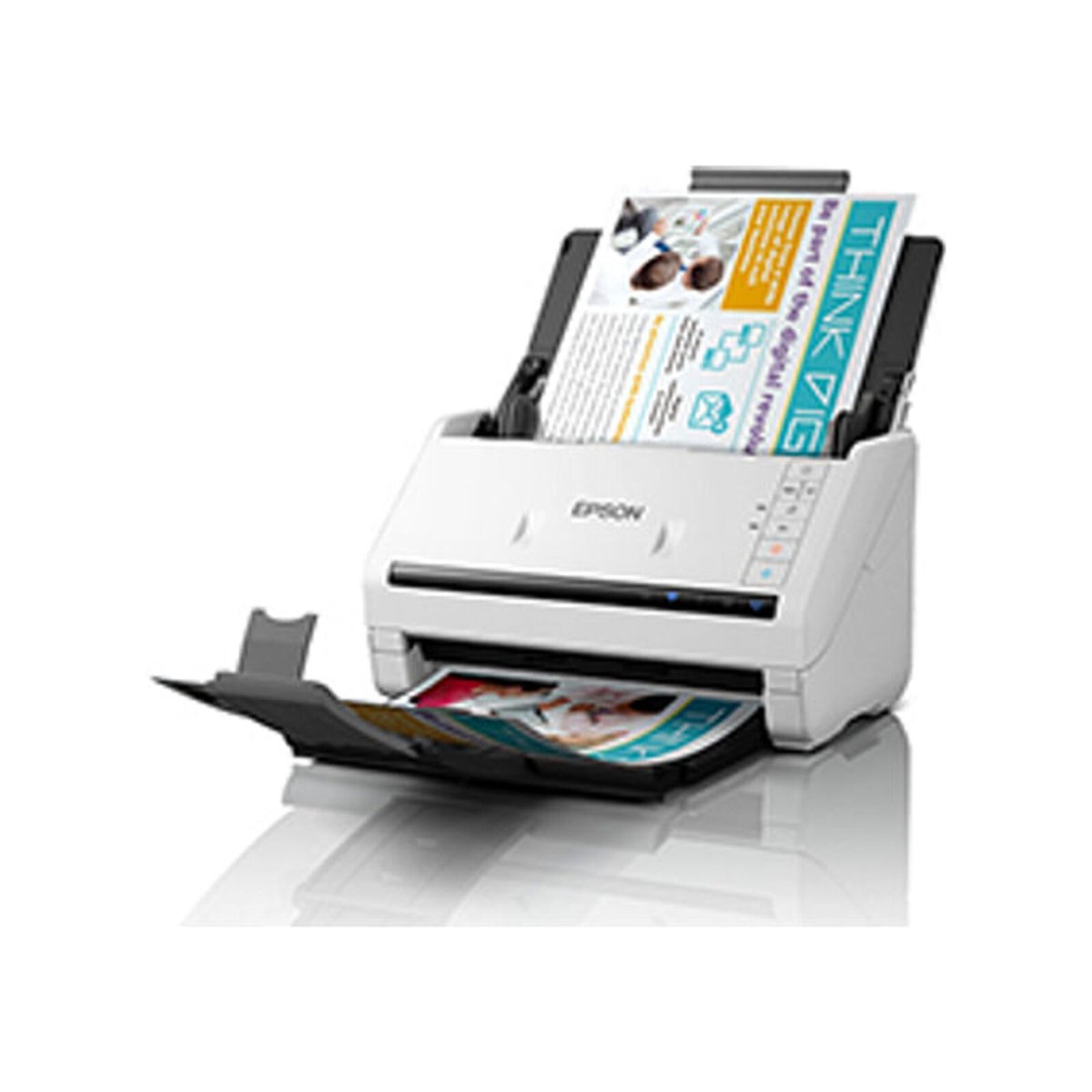 Epson WorkForce DS-570WII Wireless Sheet-Fed Scanner - White ...