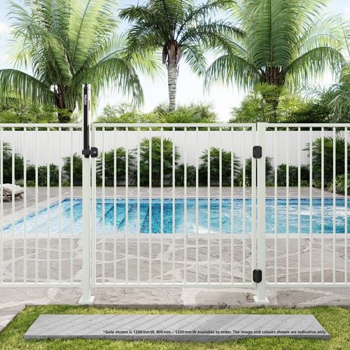 ProtectorAl 0350 - 1200 x 1200 mm Surfmist Aluminium Pool Fence Panel ...