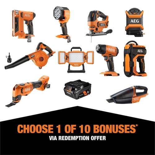 AEG Powertools 18V Brushless Sub-Compact 2-Piece 4.0Ah Kit - Bunnings ...