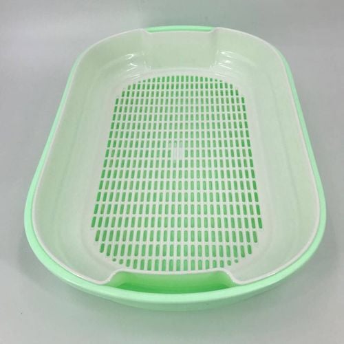 YES4PETS Large Portable Cat Toilet Litter Box Tray with Scoop and Grid ...