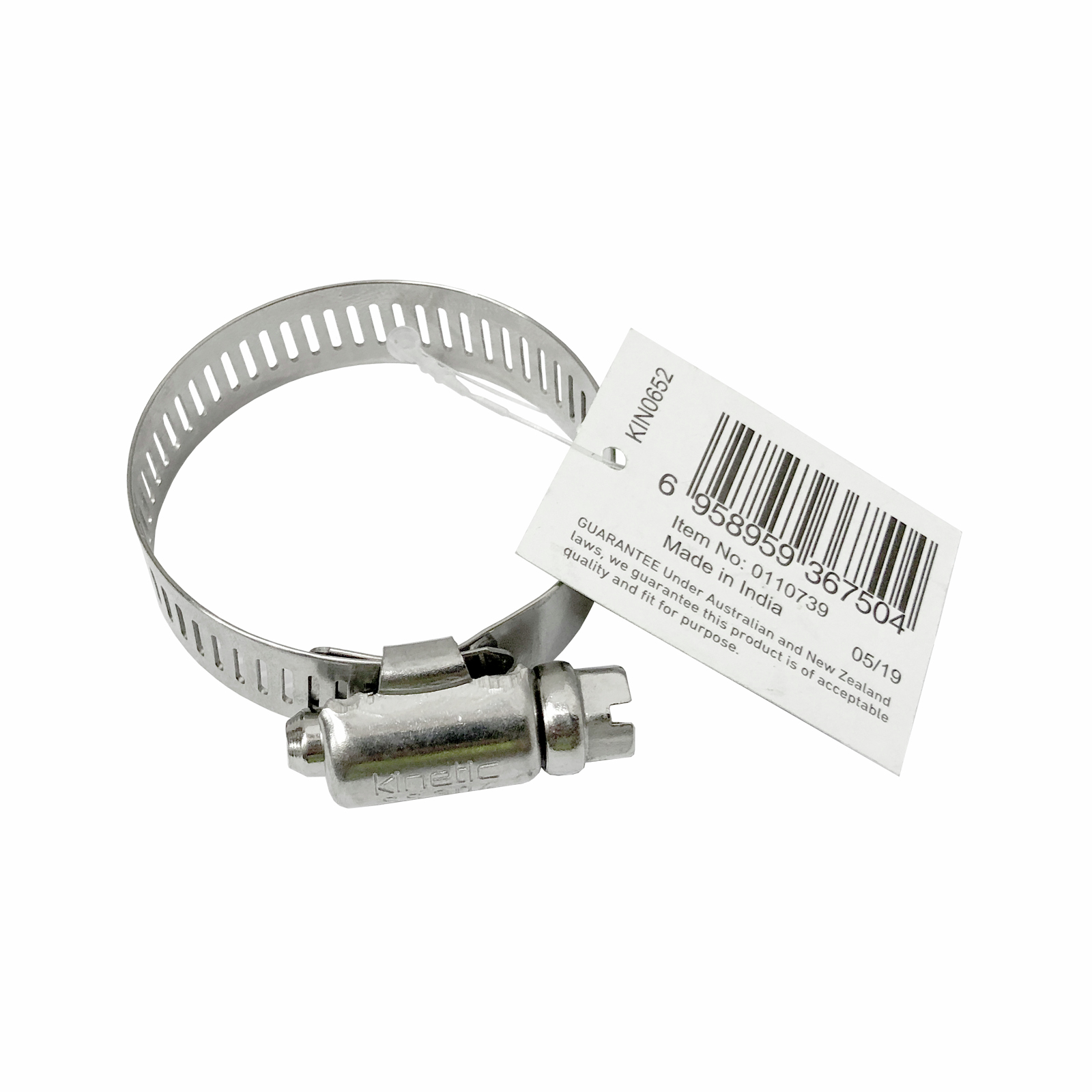 Kinetic 21-44mm 304 Stainless Steel Hose Clamp - Bunnings Australia