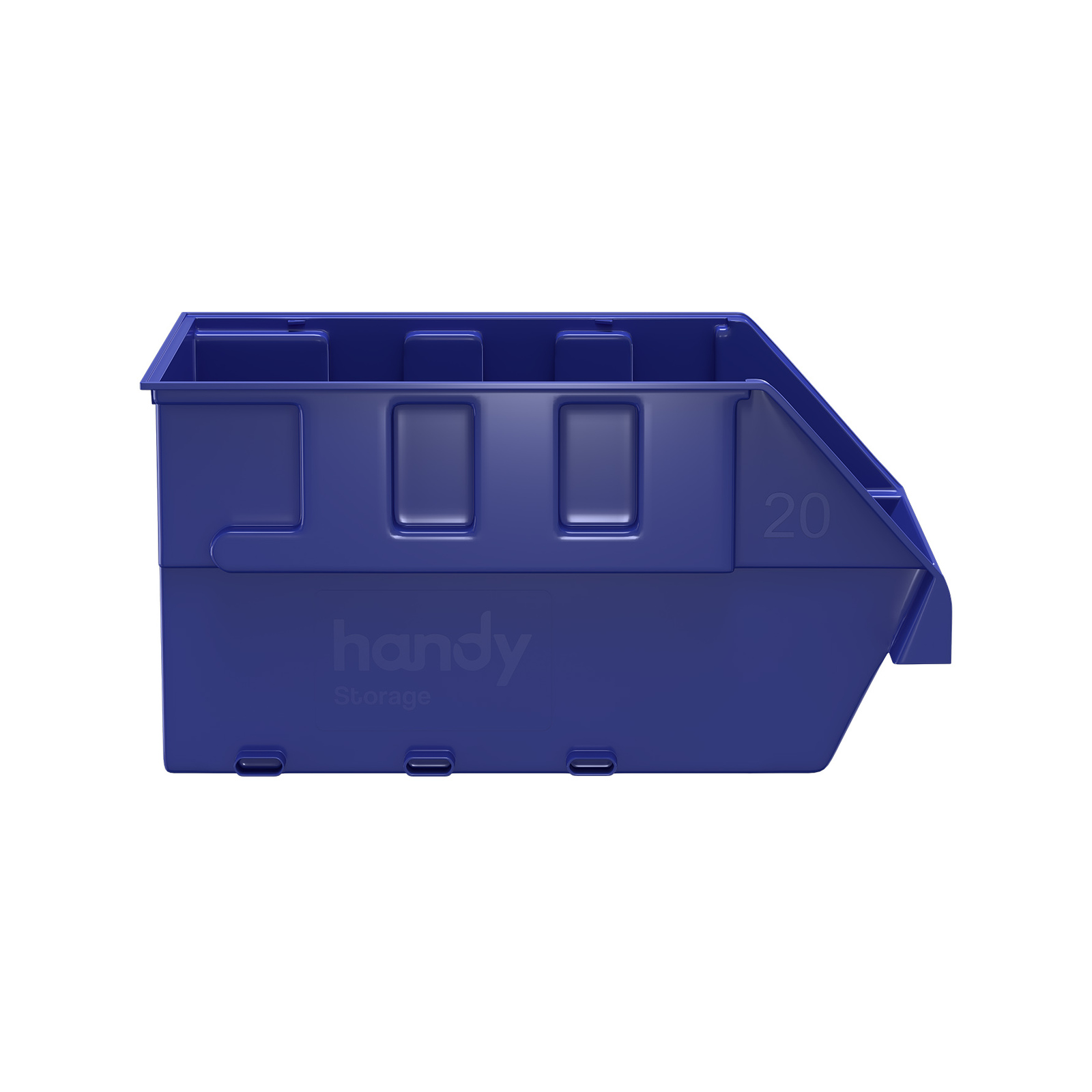 Handy Storage Size 20 Blue Plastic Storage Tote - Bunnings New Zealand