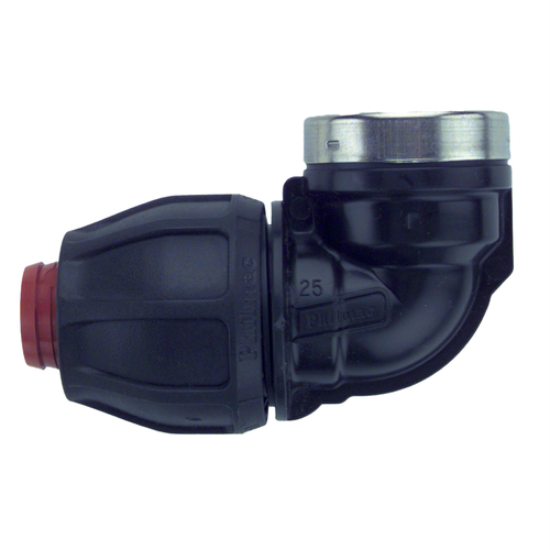 Philmac 3/4" x 3/4" Poly x FI BSP Rural Elbow - Bunnings Australia