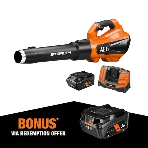 AEG 18V 8Ah Fusion Stealth Jet Blower Kit - Bunnings Australia