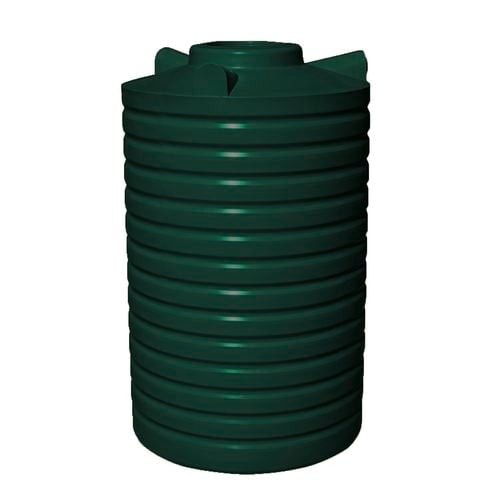 Clark Tanks 2000L Round Poly Water Tank - Heritage Green - Bunnings ...