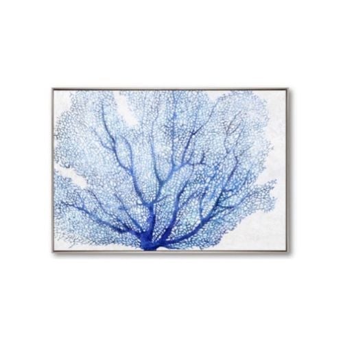 Serene Seaside Blue Coral On Framed Canvas Wall Art -100cm*140cm ...