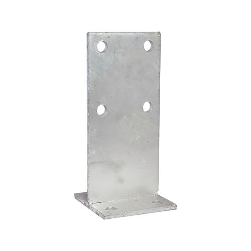 VUEPRO 140 x 140mm Galvanised T-Blade Post Support - Each - Bunnings ...