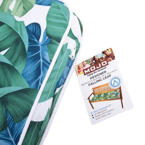 Mojo Outdoor Leaf Bench Cushion - Bunnings Australia
