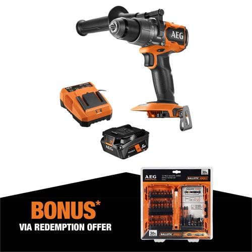AEG 18V Brushless Hammer Drill Kit - Bunnings Australia