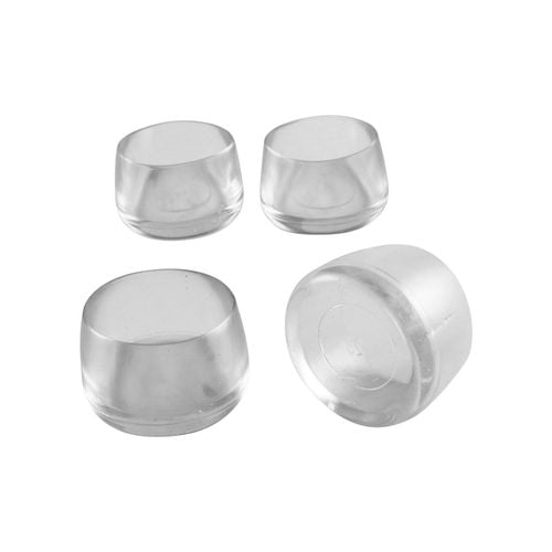 Surface Gard 25mm Clear Round Chair Tip - 4 Pack - Bunnings Australia