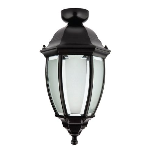 Brilliant Black Cambridge DIY Ceiling Mount Coach Light - Bunnings ...