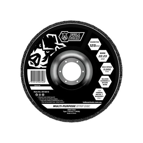 Full Boar 125mm Multi-Purpose Strip Disc - Bunnings New Zealand