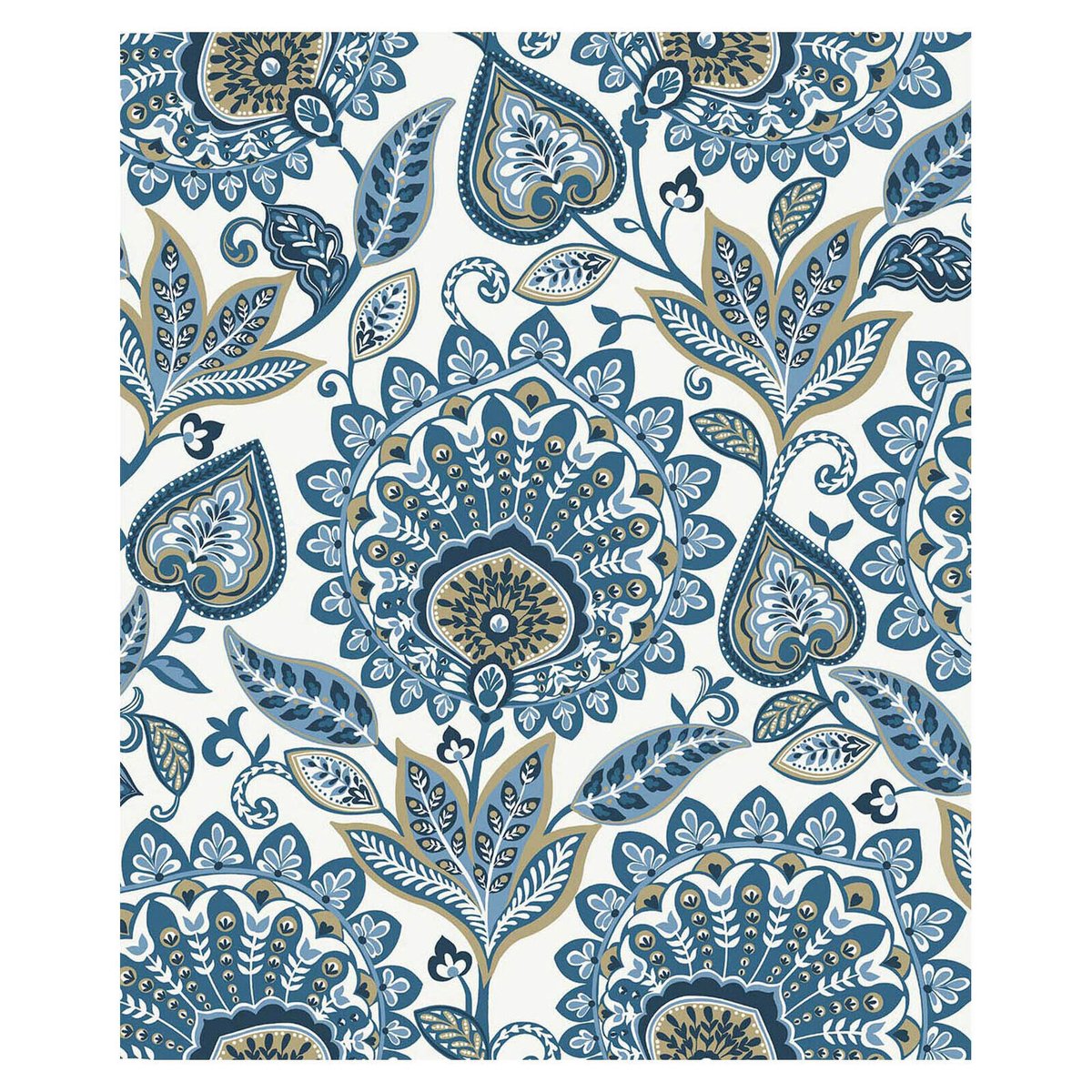 Sheffield - Prussian Blue Wallpaper TJ41002 - Bunnings Australia