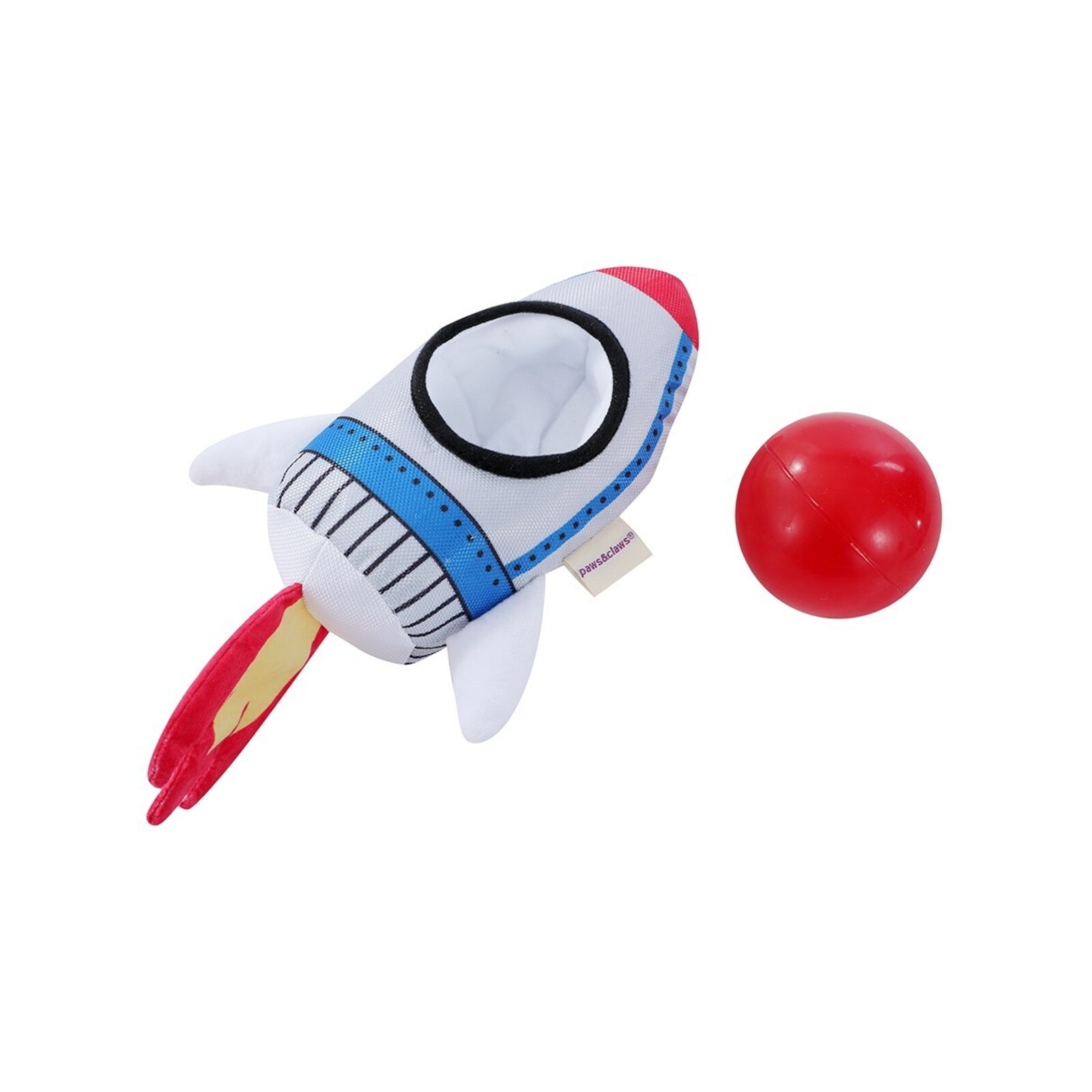 Paws & Claws Alien Invasion Pet Dog Toy Rocket Ship 30x18x9cm ...