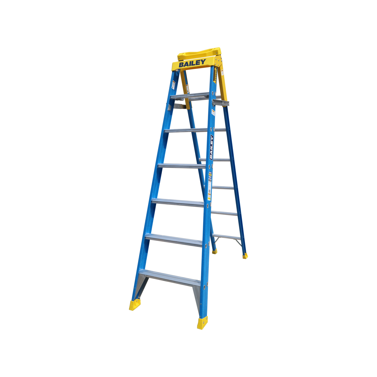 Bailey 2.1M/3.8M 150KG Fiberglass Extension Step Ladder - Bunnings ...