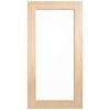 Corinthian 2040 x 1200 x 40mm Entrance Door Blonde Oak Translucent ...