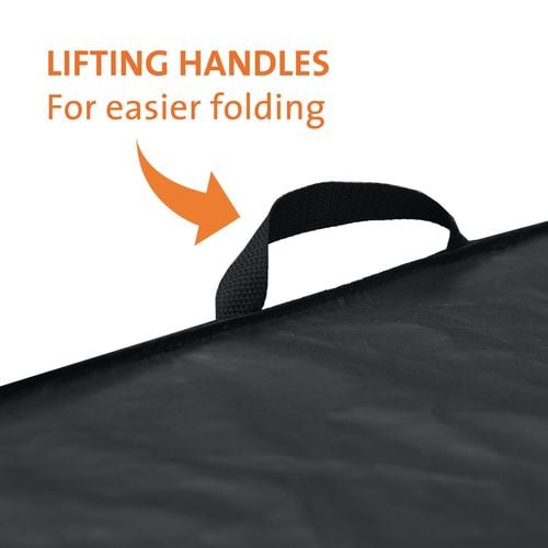 Jumbuck Black 4 Burner Flat BBQ Cover - Bunnings Australia
