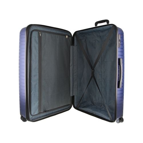 Pierre Cardin 65cm Medium Hard-Shell Travel Suitcase Navy 89L ...
