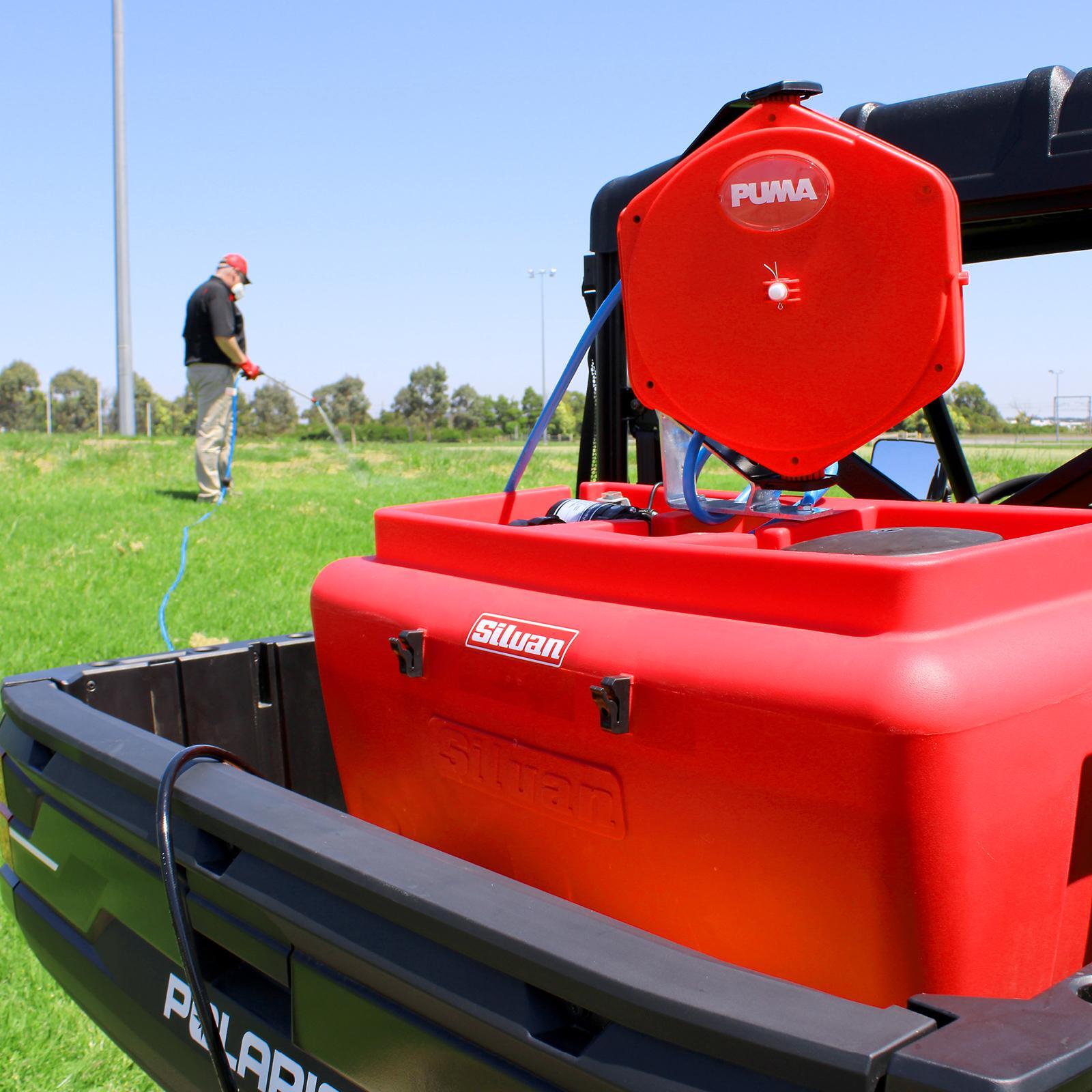 Silvan 200L 15m Retractable Reel Smoothflo Trukpak Sprayer - Bunnings ...