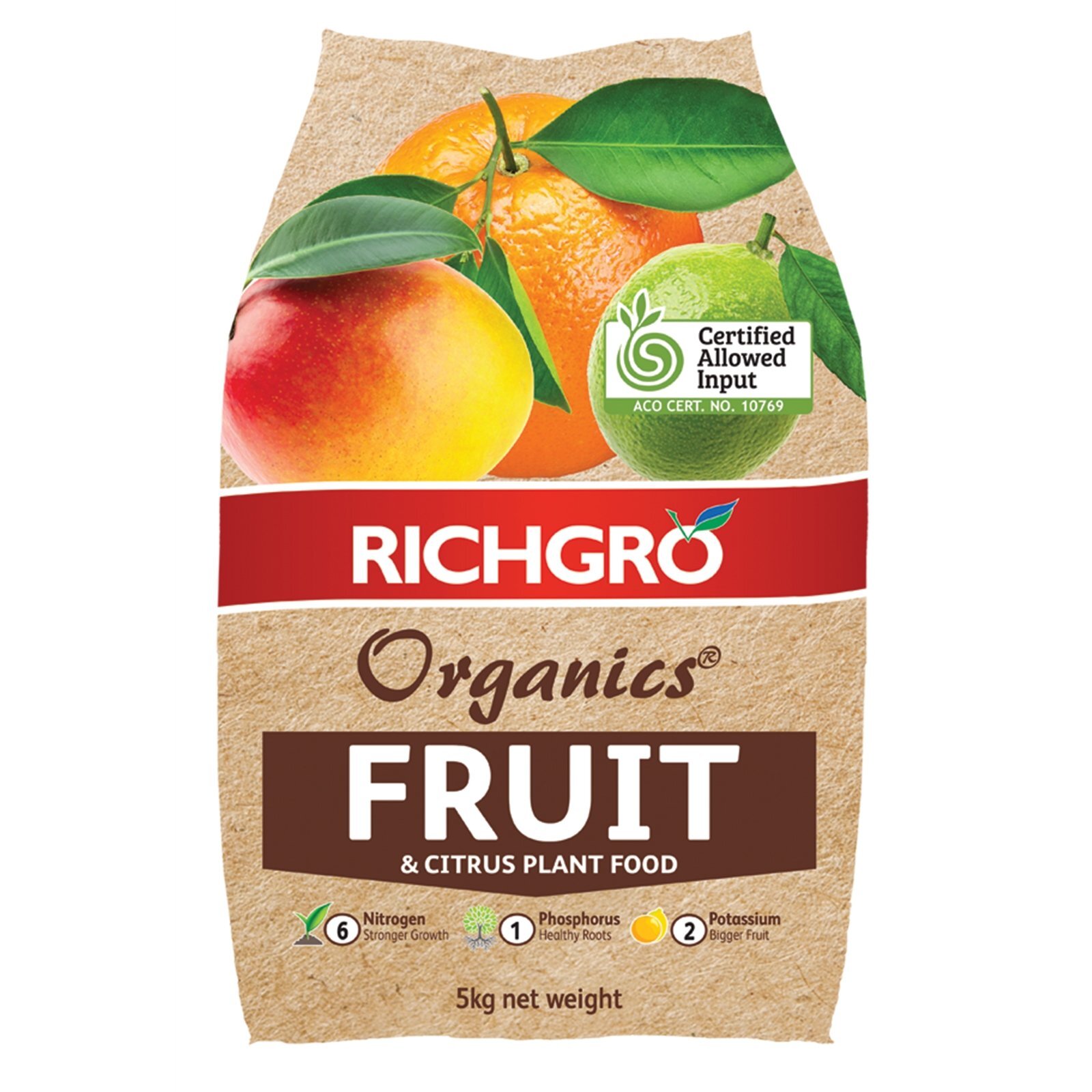 Richgro 5kg Organics Fruit And Citrus Plant Food - Bunnings Australia