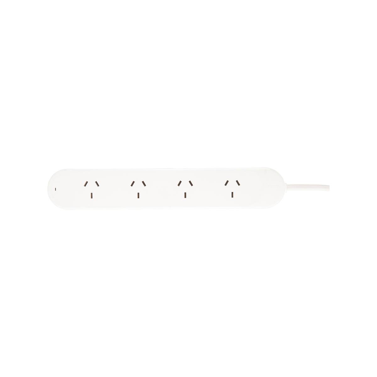 HPM 4 Outlet Surge Protected Powerboard - Bunnings New Zealand