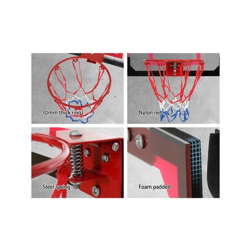 Everfit Mini Basketball Hoop Door Wall Mounted Kids Sports Backboard ...