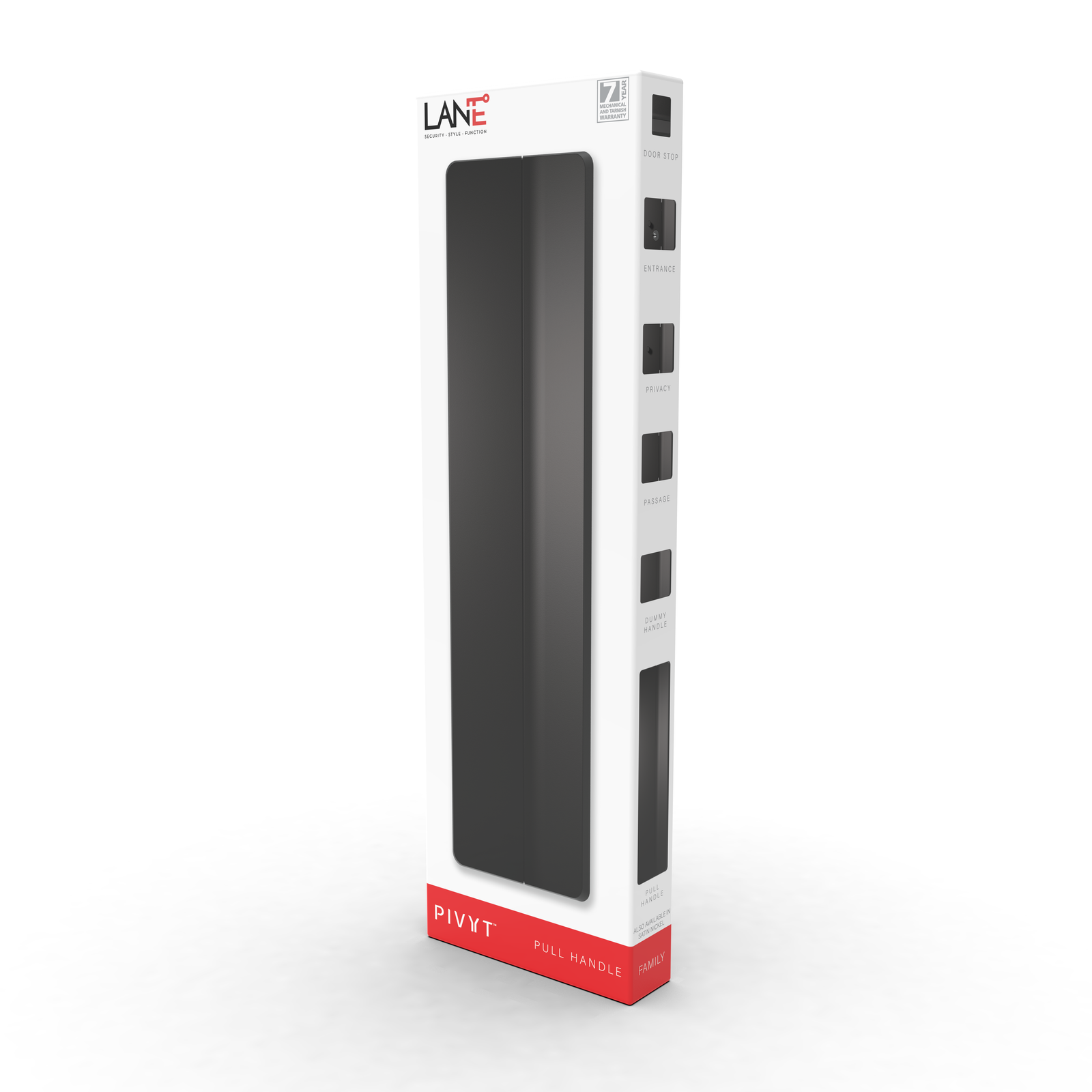 Lane Matte Black Pivyt Pull Handle - Bunnings New Zealand