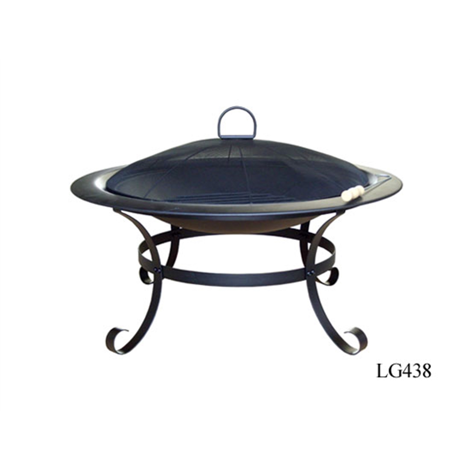 Jumbuck Fire Pit Brazier Round Black - Bunnings New Zealand
