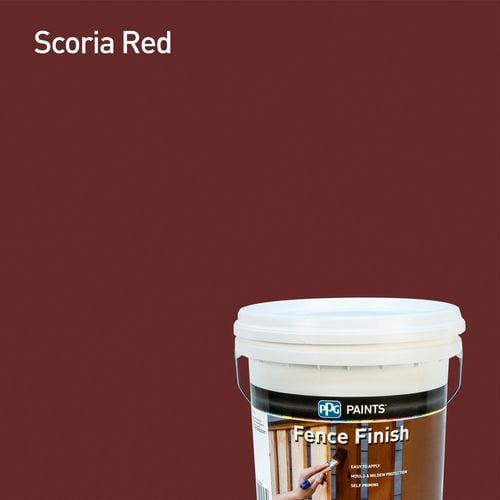 PPG Paints 10L Scoria Red Fence Finish - Bunnings New Zealand