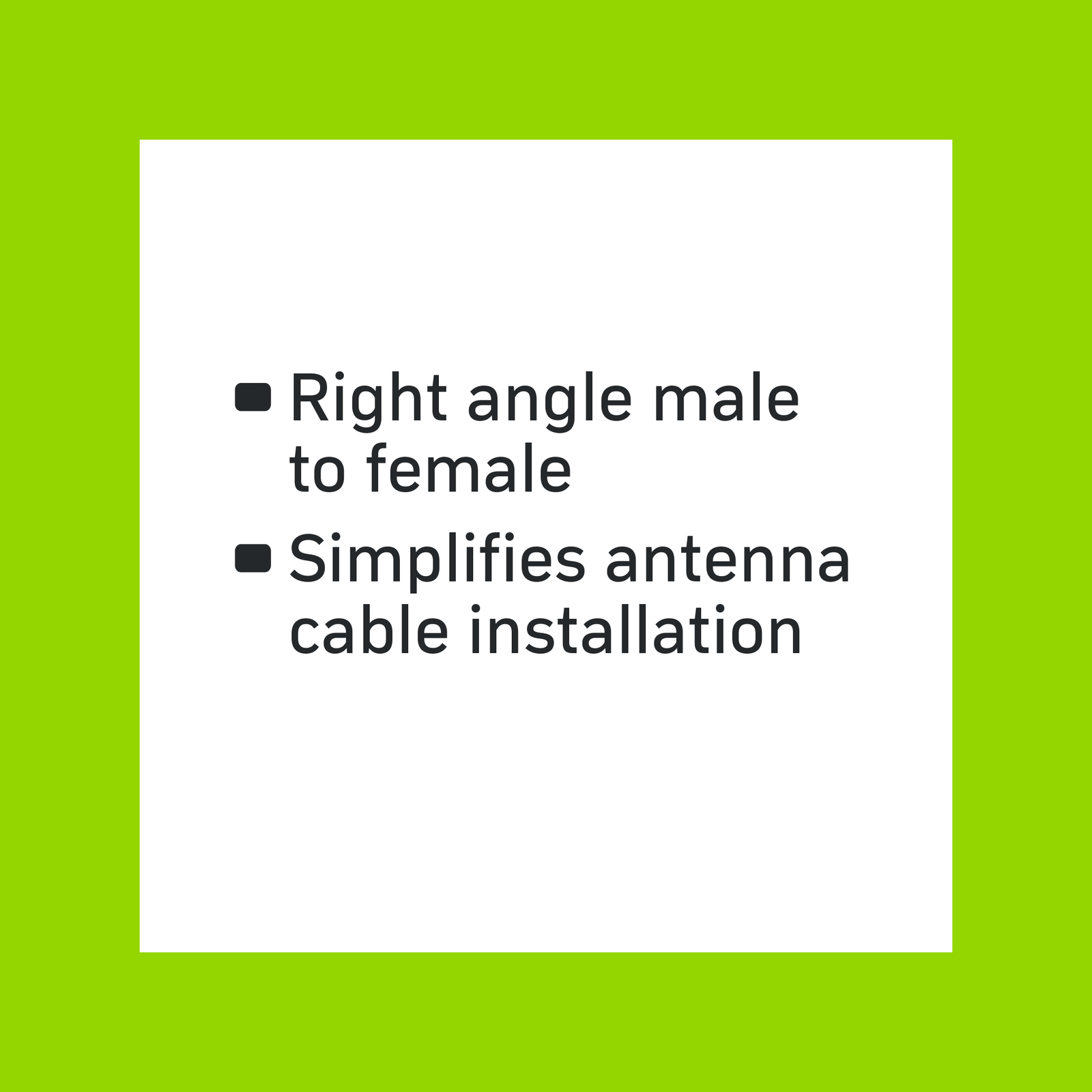 Antsig F Plug - PAL Socket Right Angle - Bunnings Australia