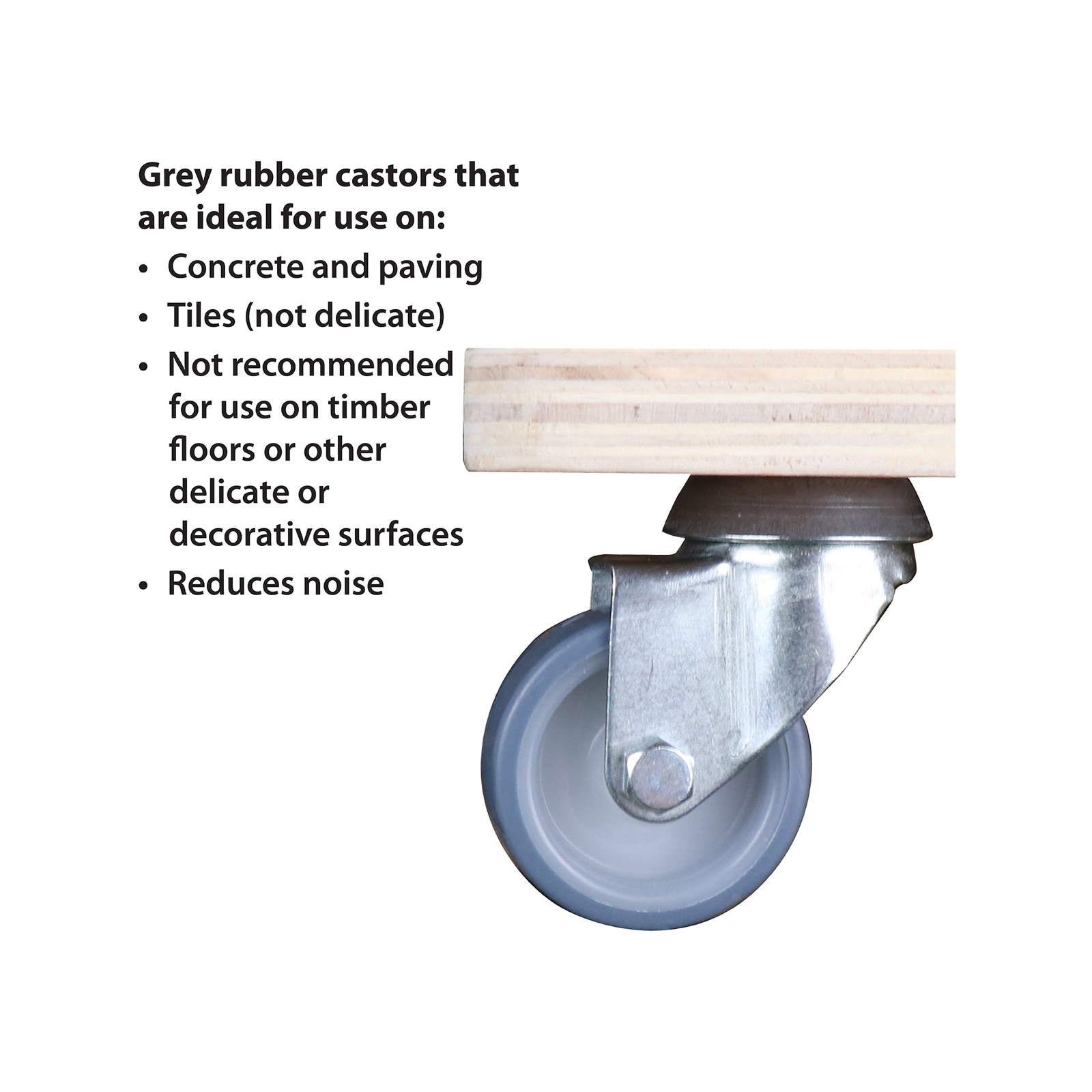 Move It 290 x 290mm Square Soft Wheel Dolly - Bunnings New Zealand