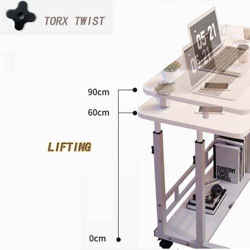 Foret Mobile Computer Bedside Study Portable Desk Storage Stand ...