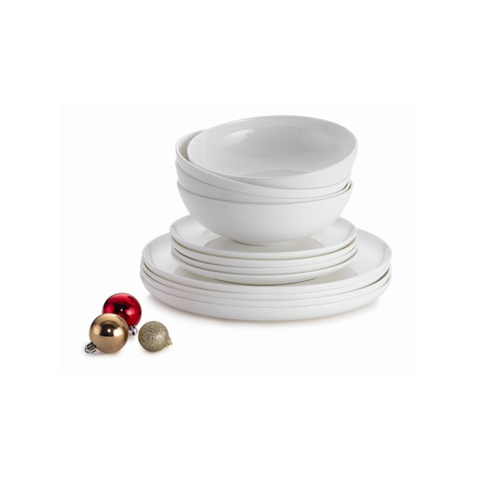 Alex Liddy Aquis 12 Piece Coupe Dinner Set - Bunnings Australia
