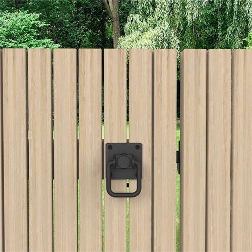 Zenith Matte Black Gate Ring Pull Handle - Bunnings New Zealand