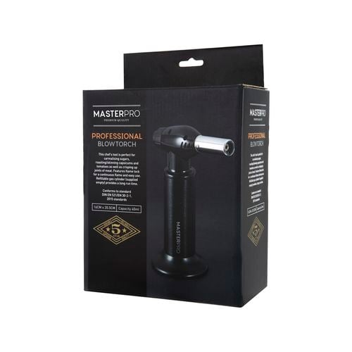 MasterPro Professional Blowtorch Silver & Black 16x9x20.5cm/40ml ...