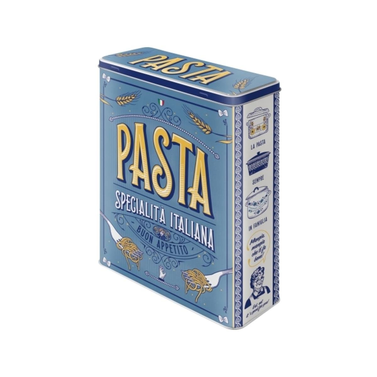 Nostalgic Art 26cm/4L Tin Metal Storage Box Pasta Italian Tradition XL ...