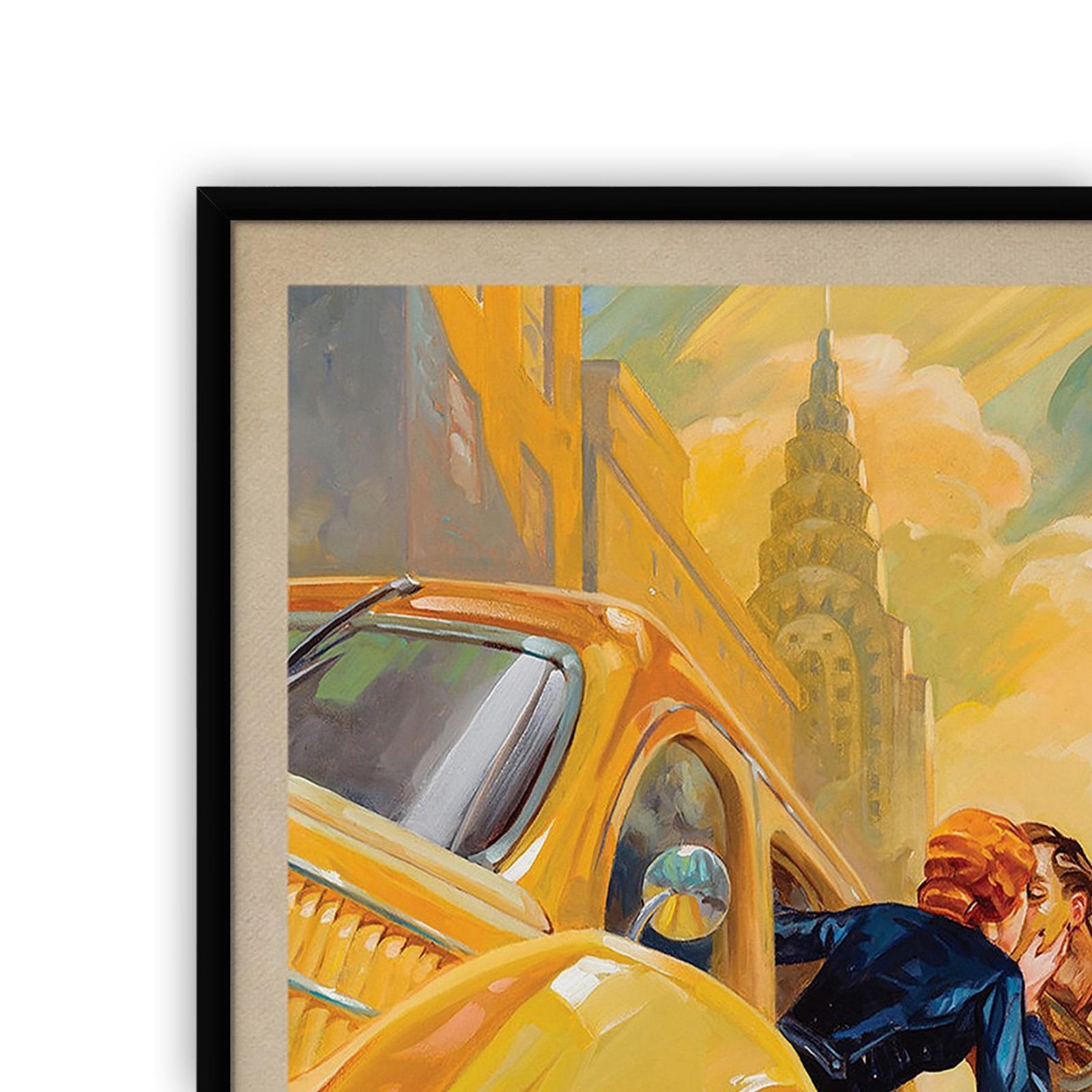 Romantic Goodbye, New York USA Vintage Wall Art - Bunnings Australia